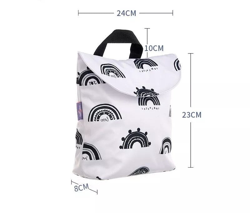Dual Purpose Bag - Black Rainbow – Bamboo Splash